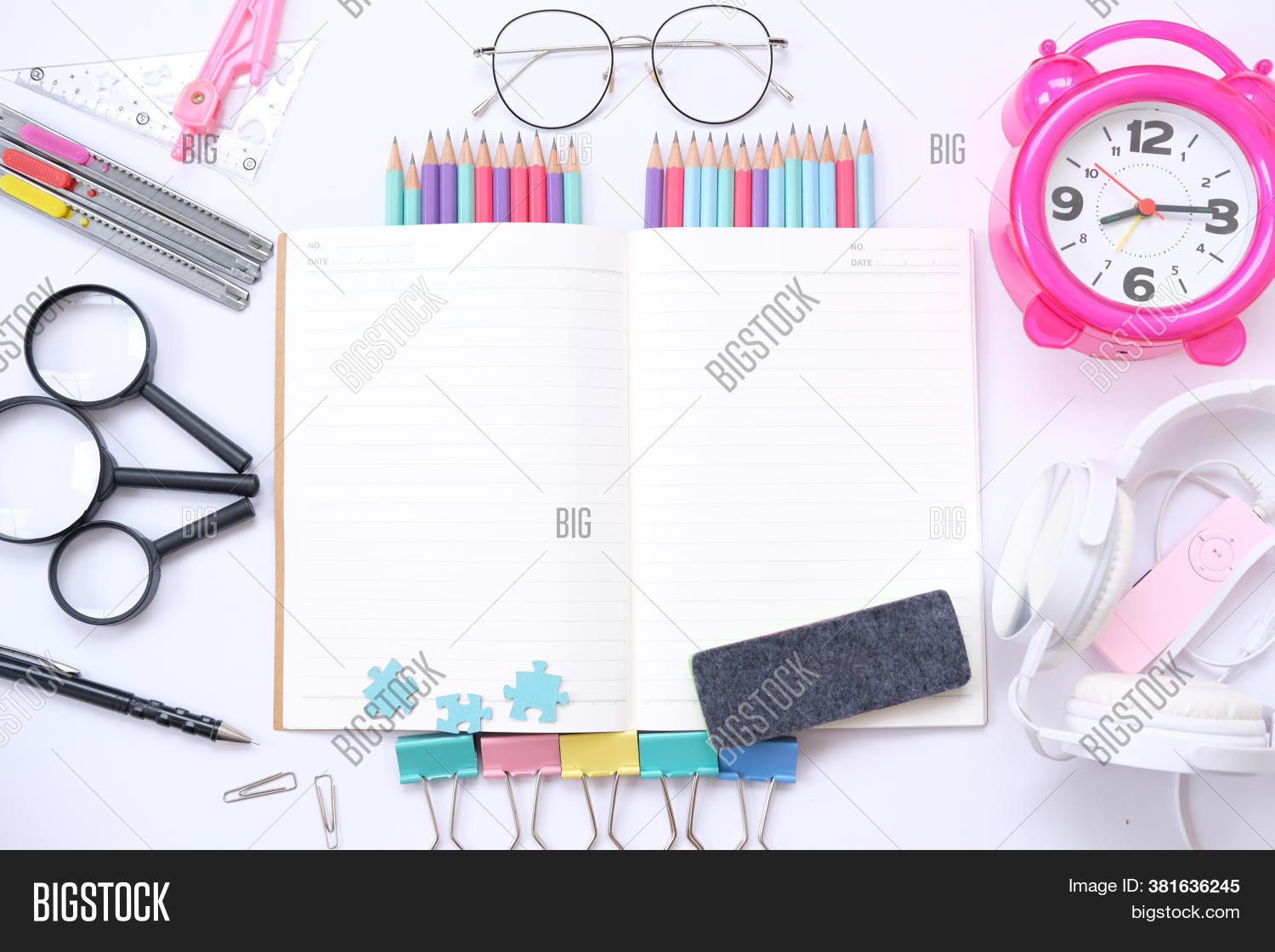 Blank Notebook School Image & Photo (Free Trial) | Bigstock