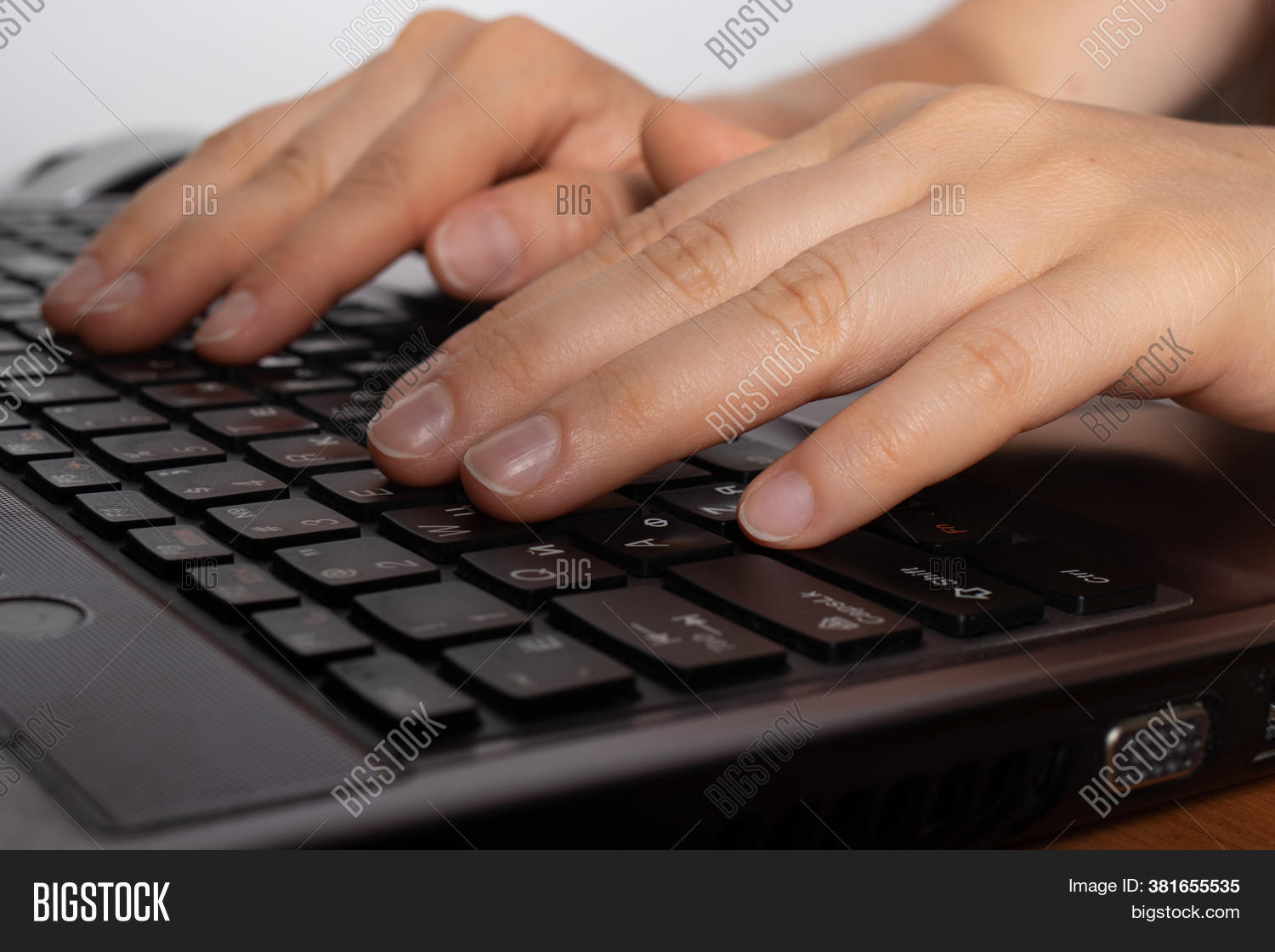 Human Hands Typing Image & Photo (Free Trial) | Bigstock