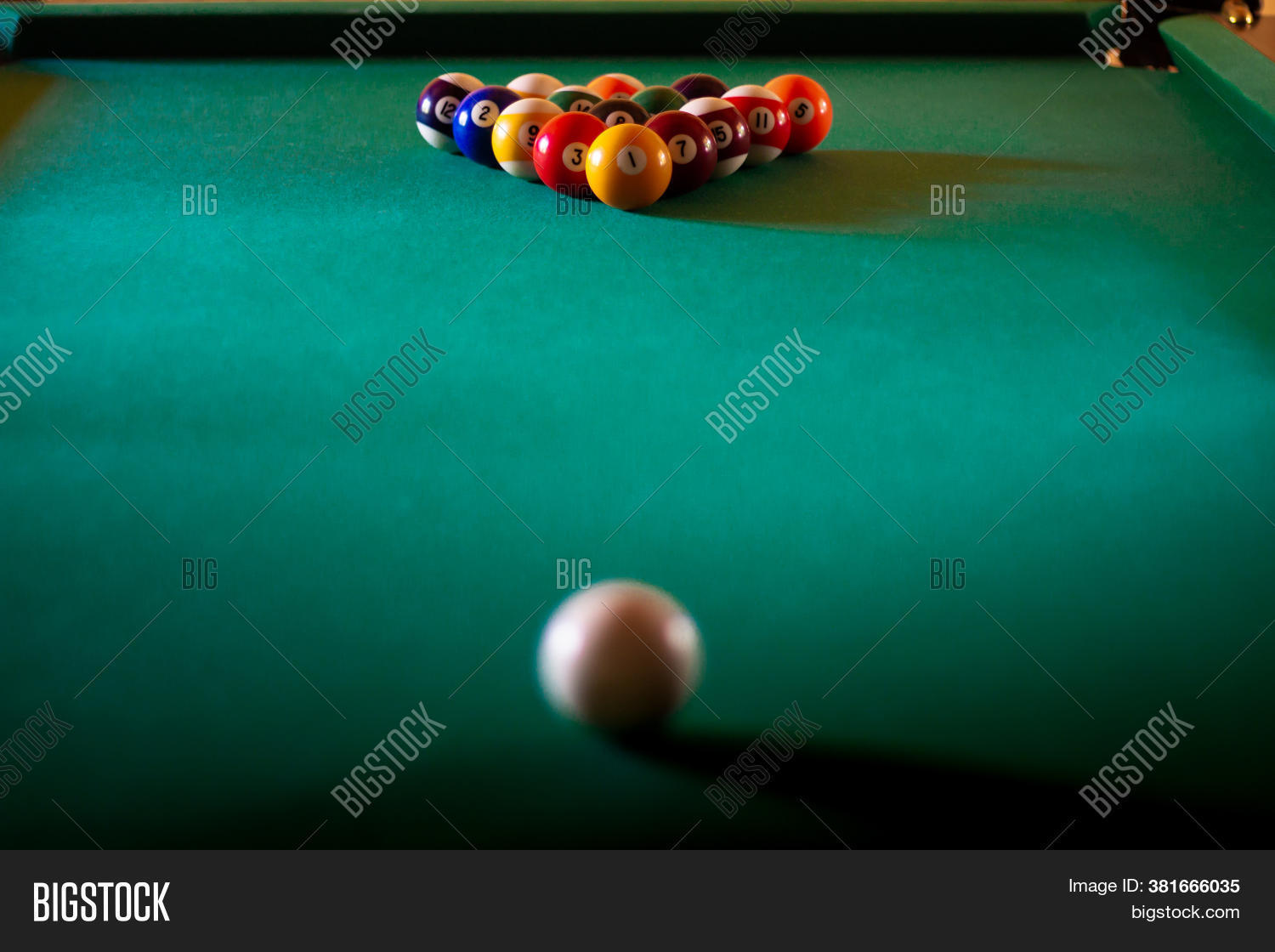 Multicolored Billiard Image & Photo (Free Trial) | Bigstock