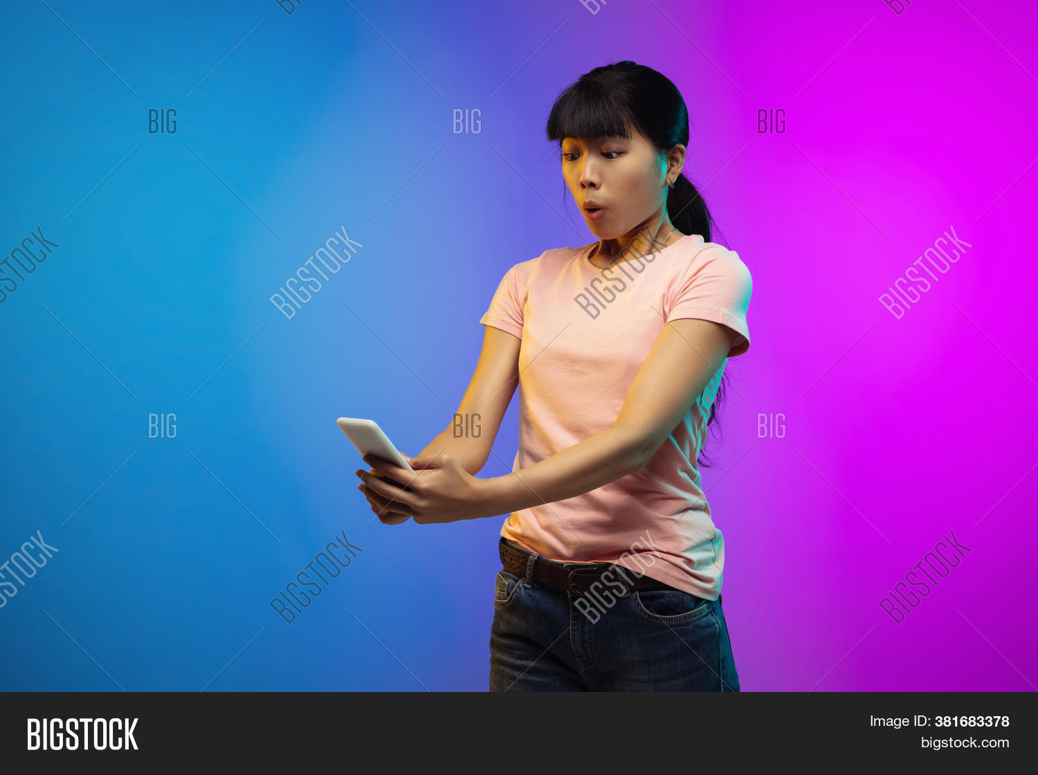 Scrolling Phone, Image & Photo (Free Trial) | Bigstock