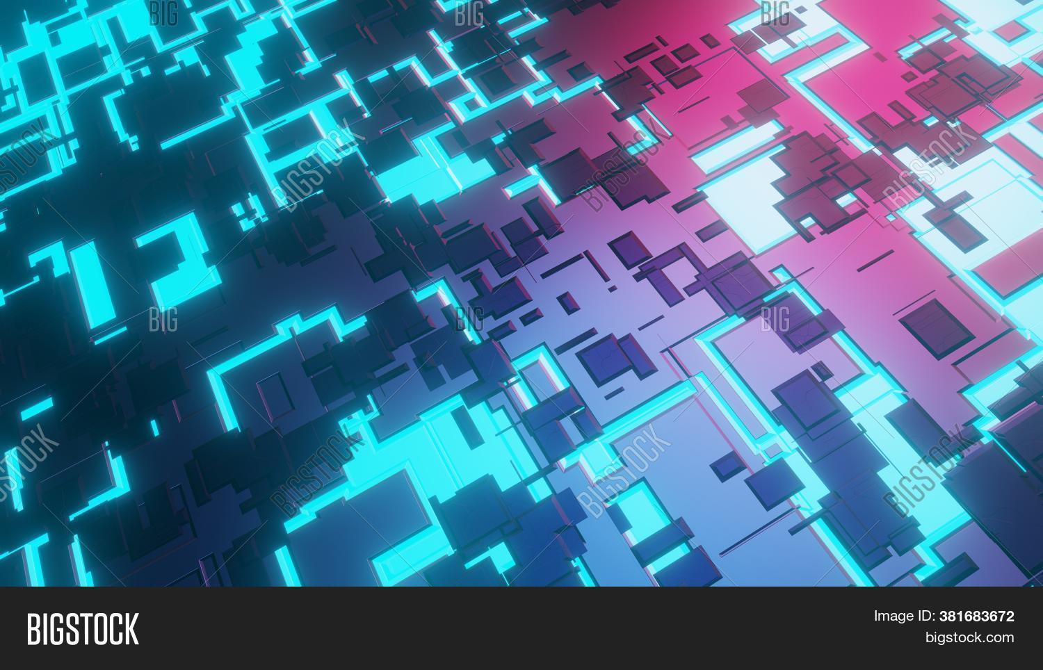 Modern Tech Pattern. Image & Photo (Free Trial) | Bigstock