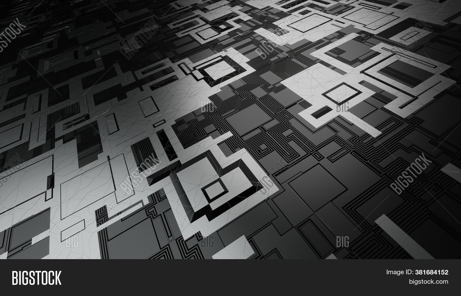 Modern Tech Pattern. Image & Photo (Free Trial) | Bigstock