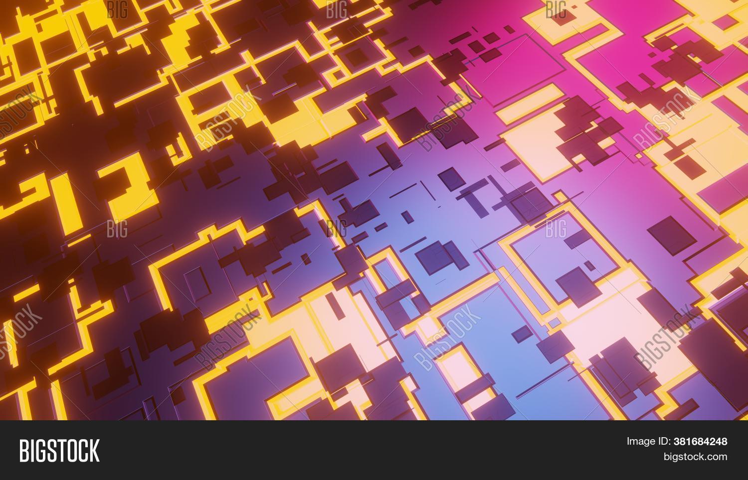 Modern Tech Pattern. Image & Photo (Free Trial) | Bigstock