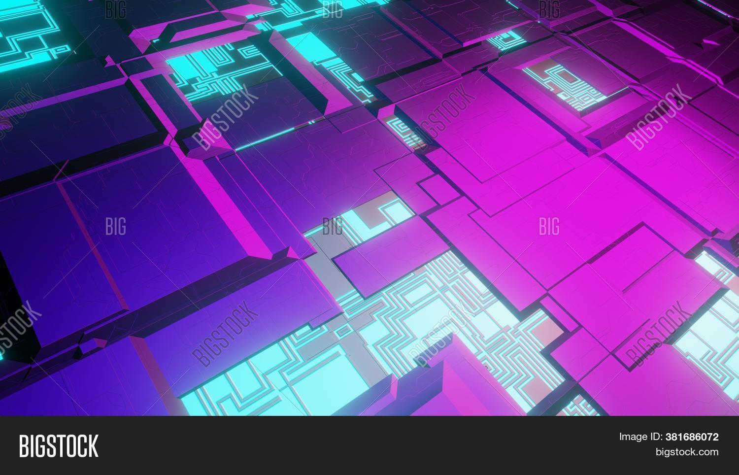 Modern Tech Pattern. Image & Photo (Free Trial) | Bigstock