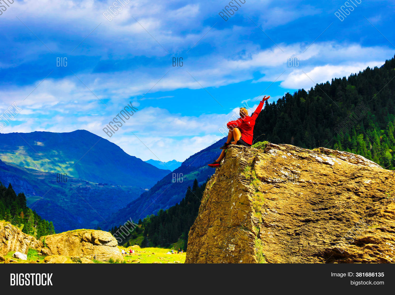 Happy Woman On Top Image & Photo (Free Trial) | Bigstock