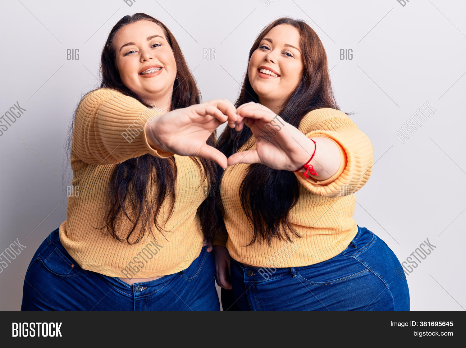 Young Plus Size Twins Image & Photo (Free Trial) | Bigstock