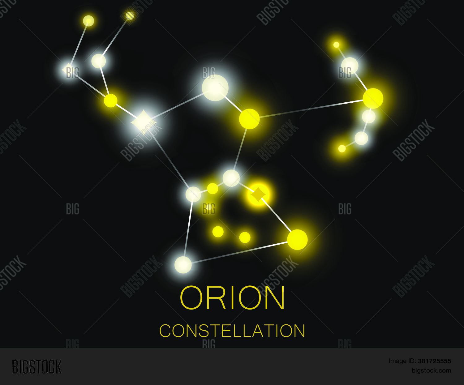 Orion Constellation. Vector & Photo (Free Trial) | Bigstock