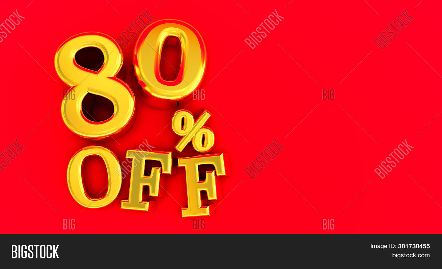 80% Off. Gold Eighty Image & Photo (Free Trial) | Bigstock
