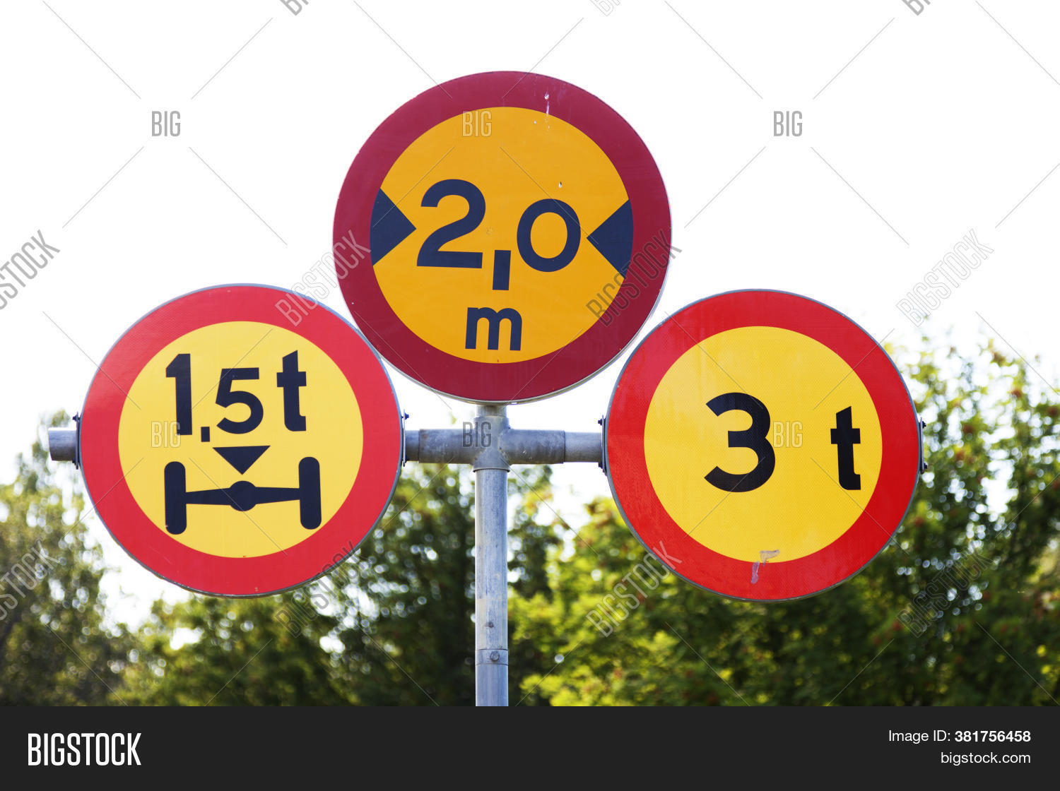 Road Signs Bridge That Image & Photo (Free Trial) | Bigstock