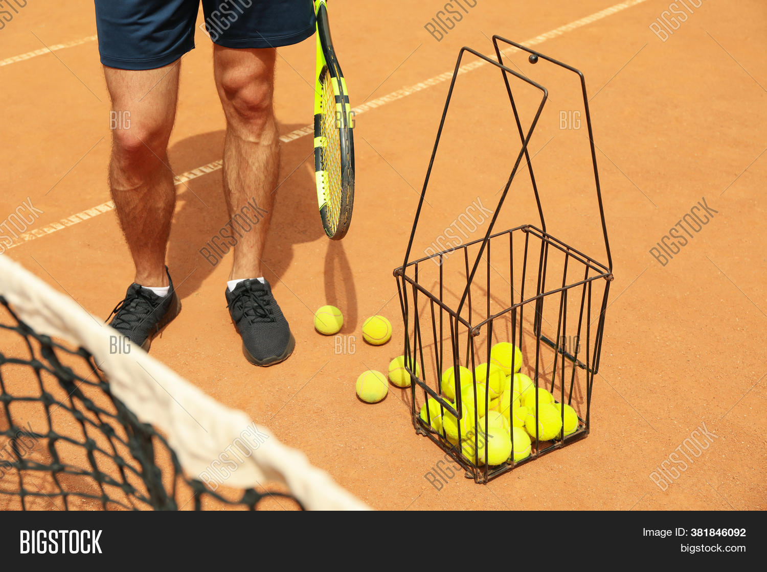Man Hold Racket On Image & Photo (Free Trial) | Bigstock
