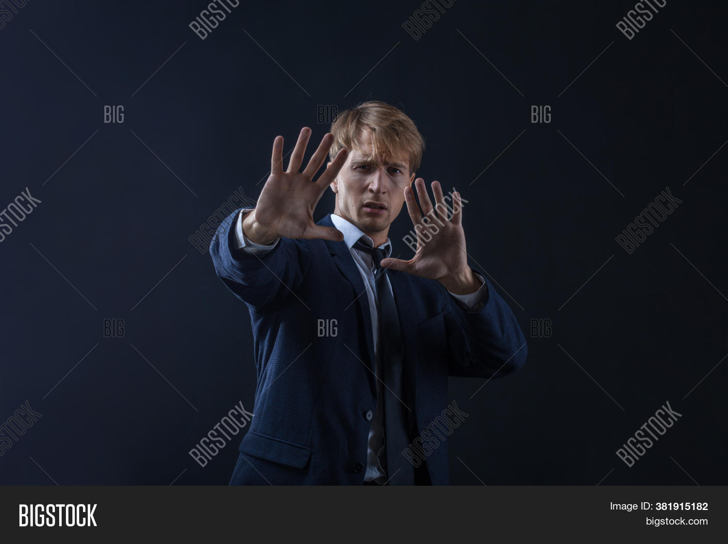 Stop , Young Male Image & Photo (Free Trial) | Bigstock