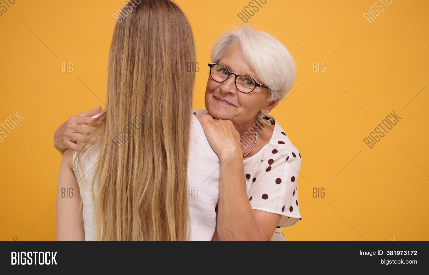 Senior Woman Hugging Image & Photo (Free Trial) | Bigstock