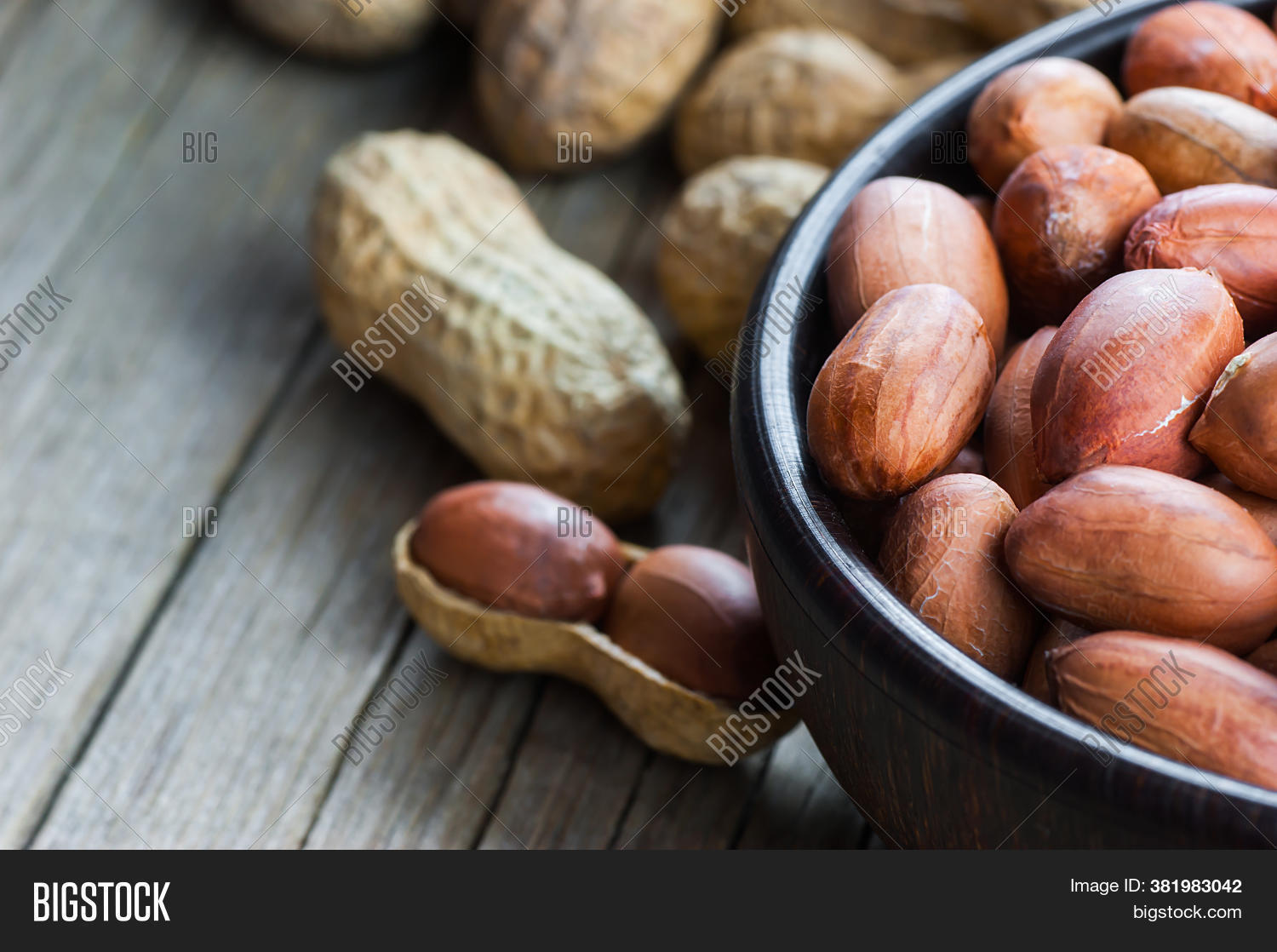 Peanut Nutshell On Image & Photo (Free Trial) | Bigstock