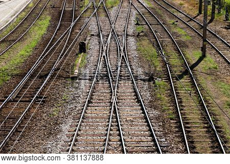 Railway Top View Image & Photo (Free Trial) | Bigstock