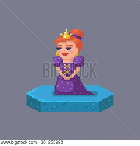 Pixel Art Queen Vector & Photo (Free Trial) | Bigstock