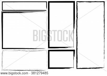 Rectangular Borders. Vector & Photo (Free Trial) | Bigstock