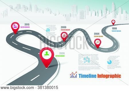 Business Road Map Vector & Photo (Free Trial) | Bigstock