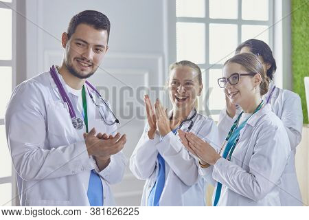 Happy Medical Team Image & Photo (Free Trial) | Bigstock