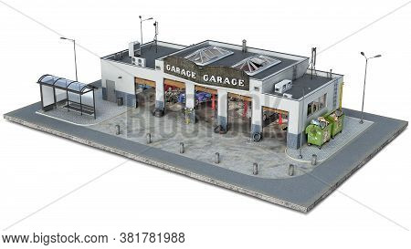 Auto Repair Building Image & Photo (Free Trial) | Bigstock