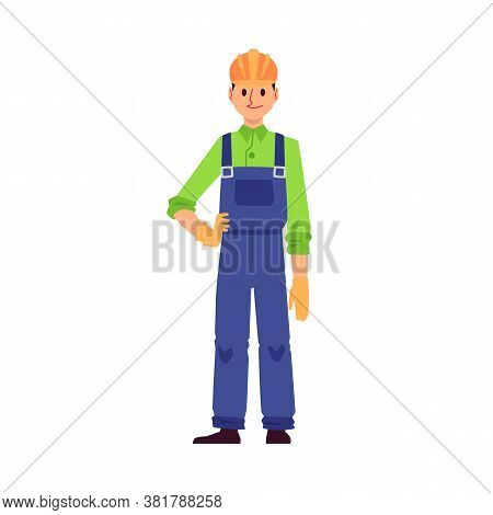 Cartoon Builder Man Vector & Photo (Free Trial) | Bigstock