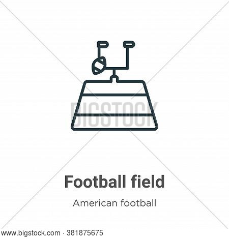 Football Field Icon Vector & Photo (Free Trial) | Bigstock