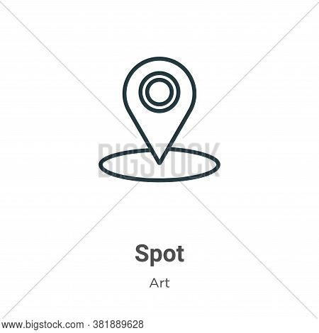 Spot Icon Isolated On Vector & Photo (Free Trial) | Bigstock