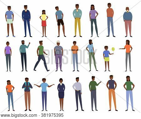 African People Icons Vector & Photo (Free Trial) | Bigstock