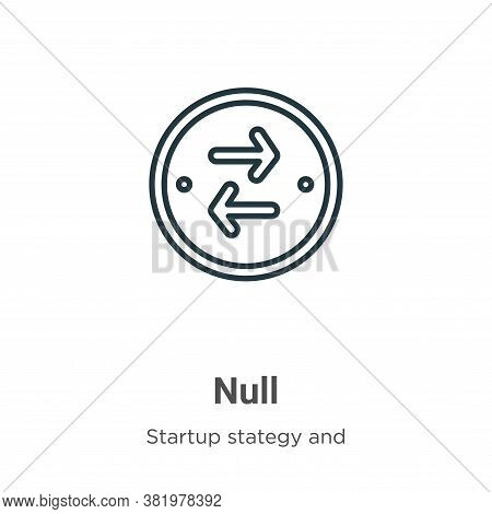 Null Icon Isolated On Vector & Photo (Free Trial) | Bigstock