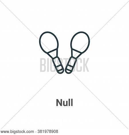 Null Icon Isolated On Vector & Photo (Free Trial) | Bigstock