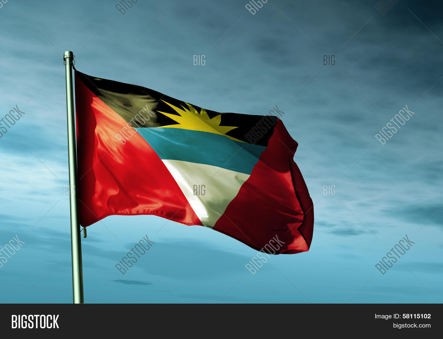 Antigua Barbuda Flag Image & Photo (Free Trial) | Bigstock