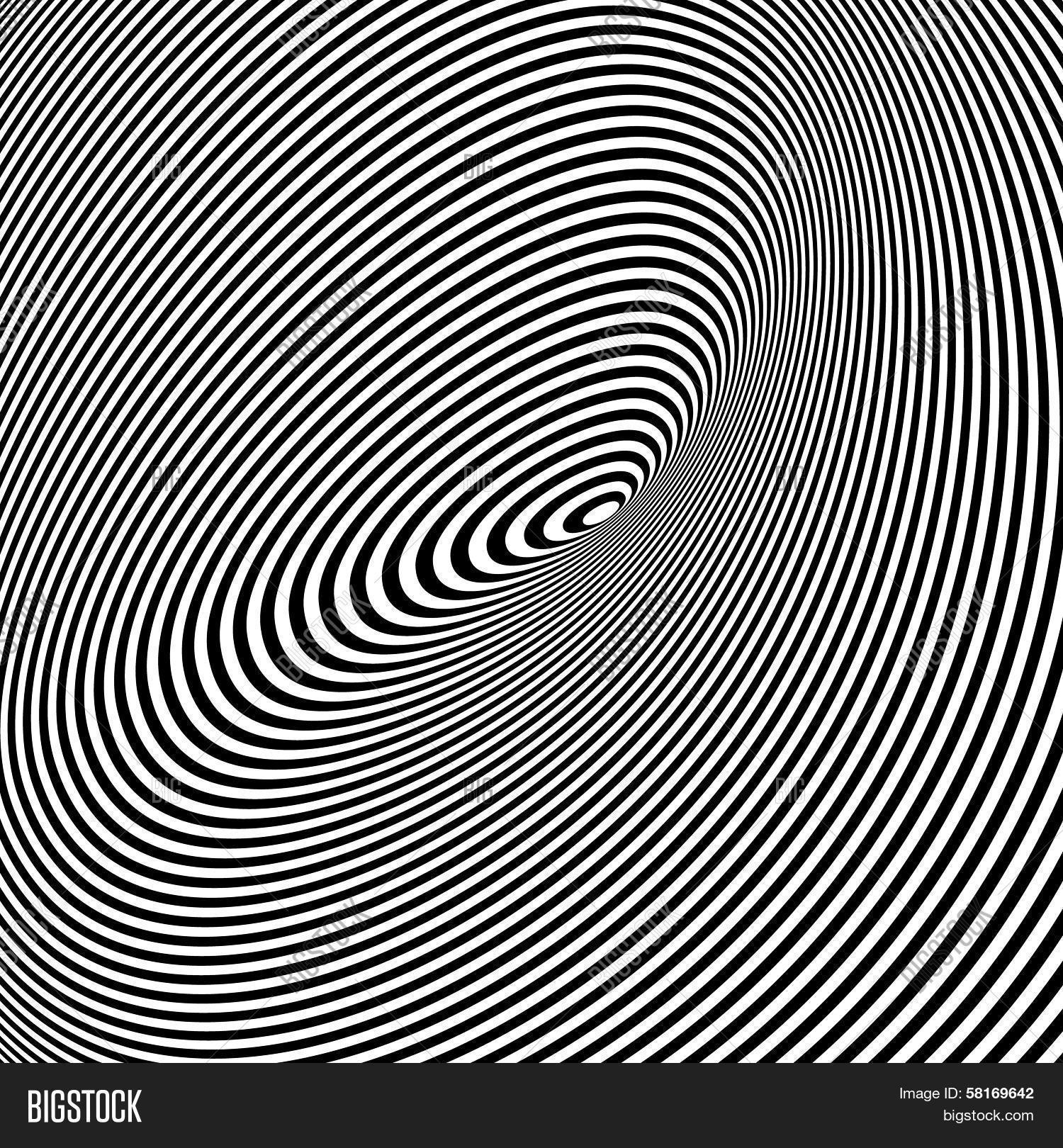 Black White Opt Art Vector & Photo (Free Trial) | Bigstock