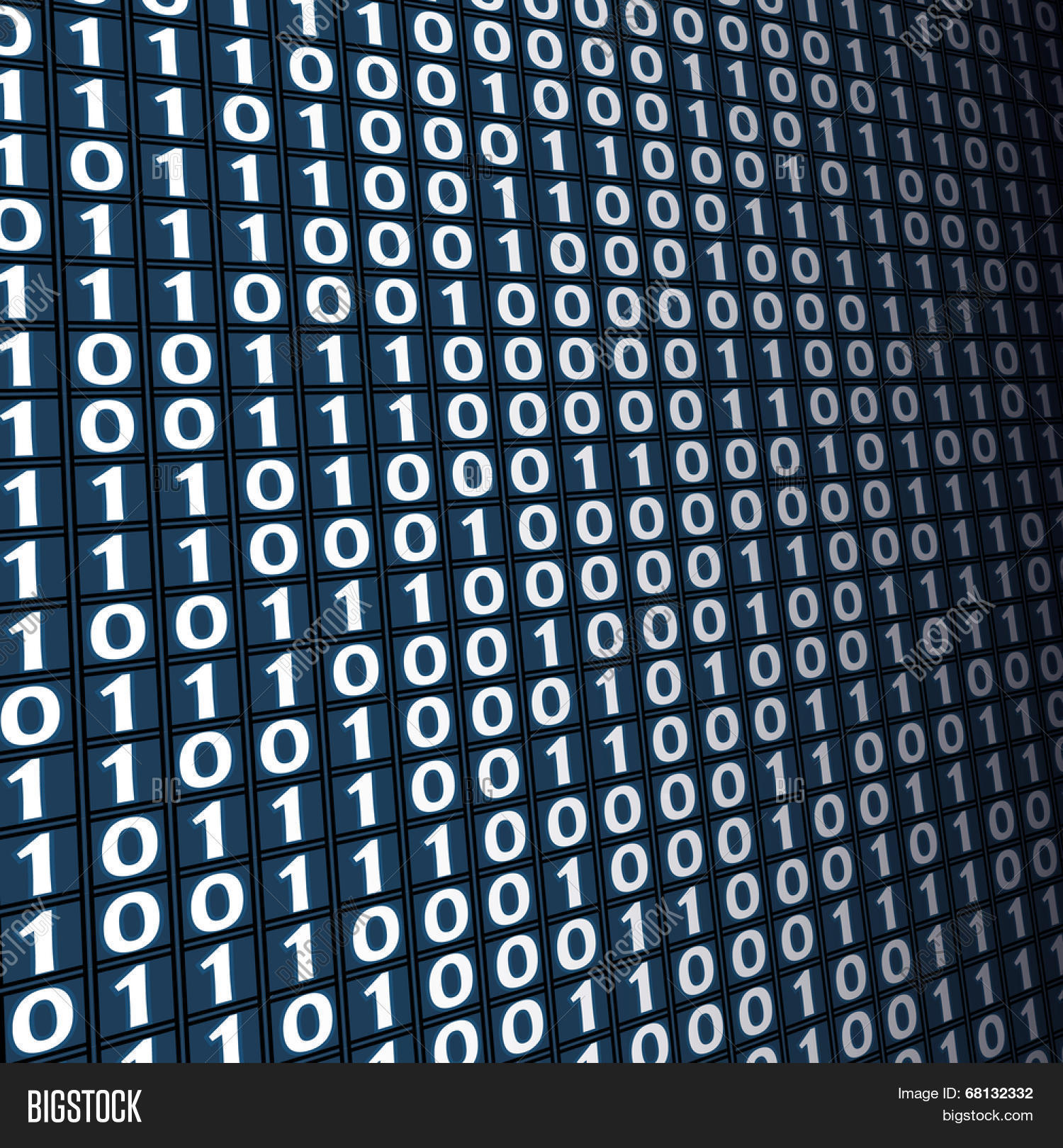 Digital Matrix, Bits Vector & Photo (Free Trial) | Bigstock