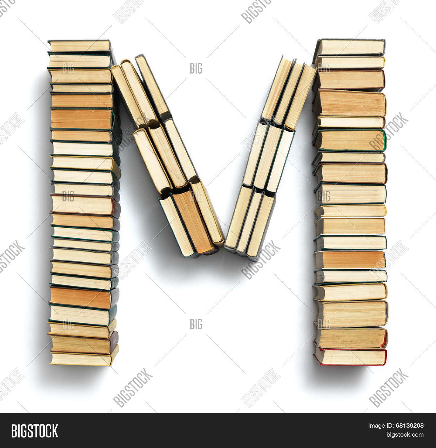Letter M Formed Page Image & Photo (Free Trial) | Bigstock