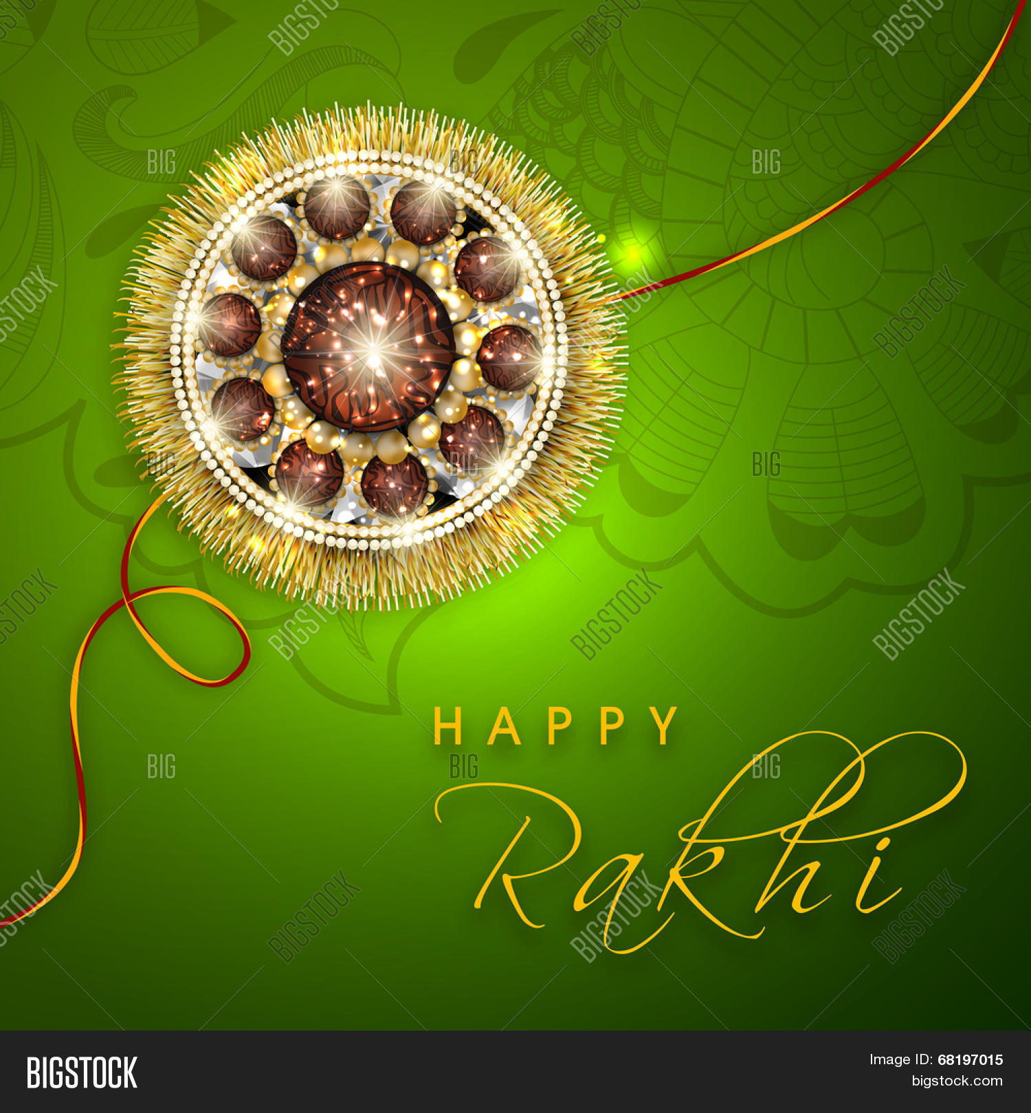 Beautiful Rakhi On Vector & Photo (Free Trial) | Bigstock