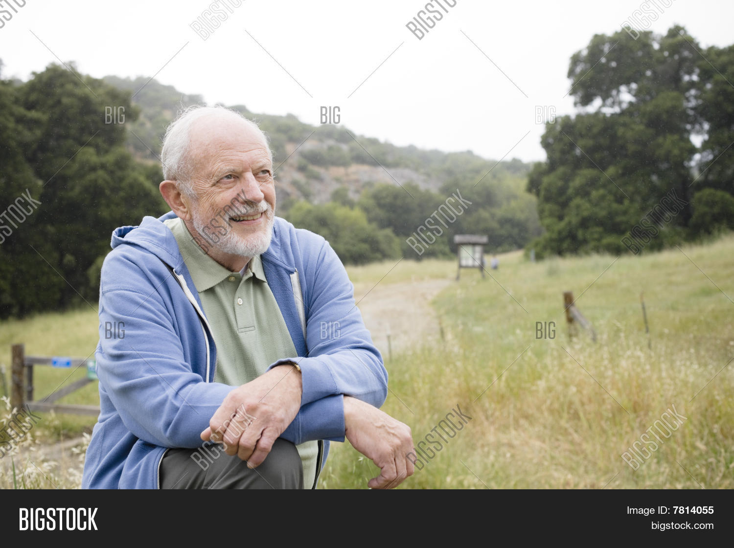Old Man Outdoors Image & Photo (Free Trial) | Bigstock