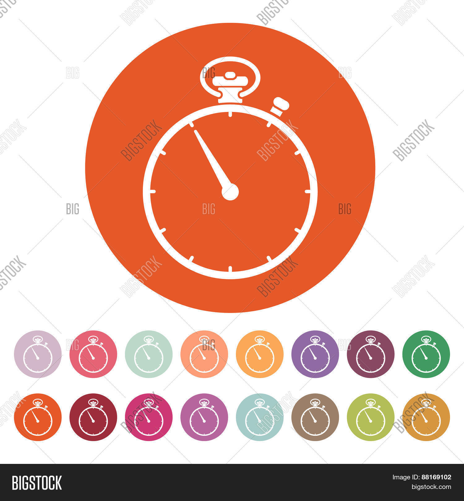 Stopwatch Icon. Vector & Photo (Free Trial) | Bigstock