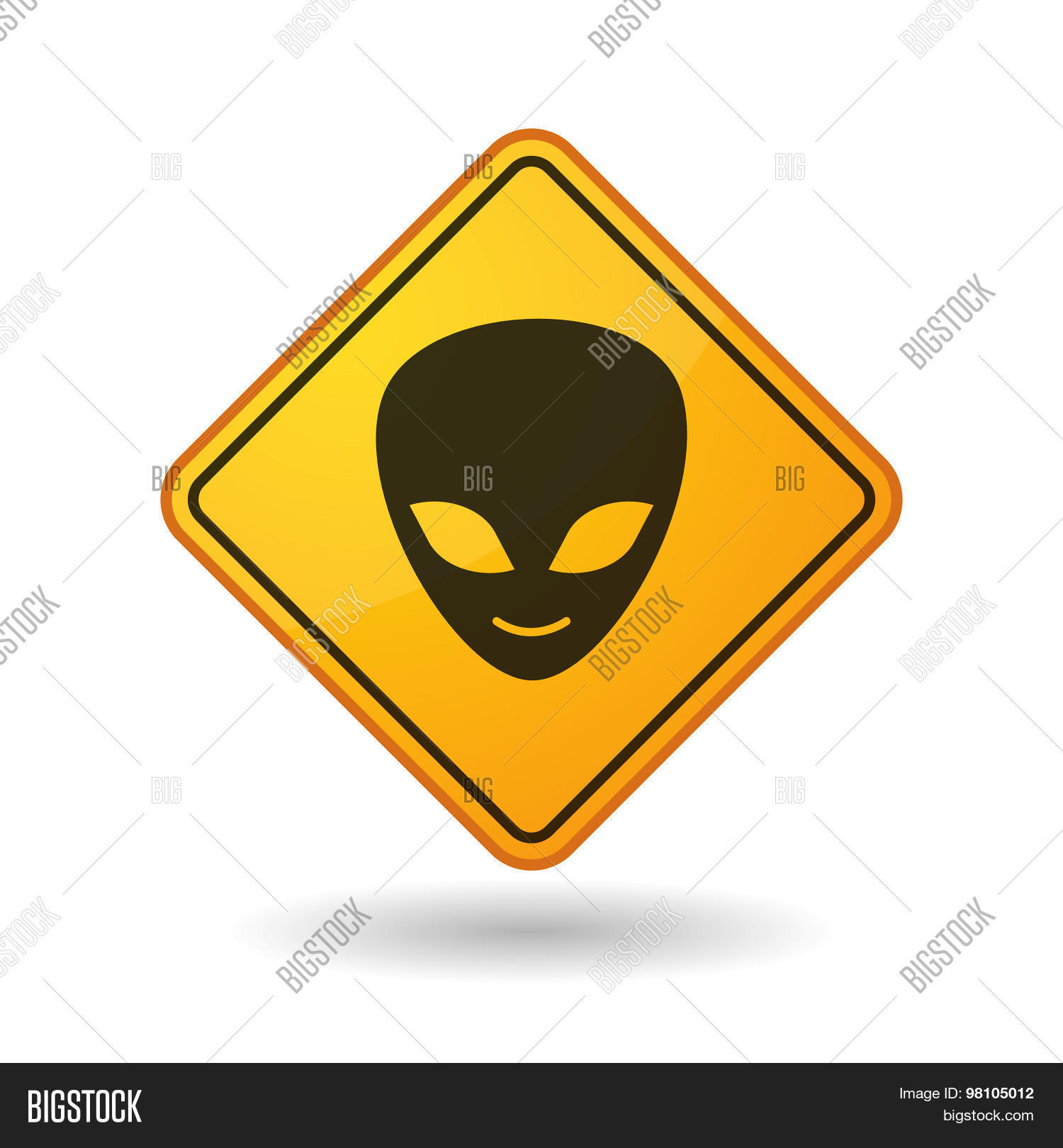 Awareness Sign Alien Vector & Photo (Free Trial) | Bigstock