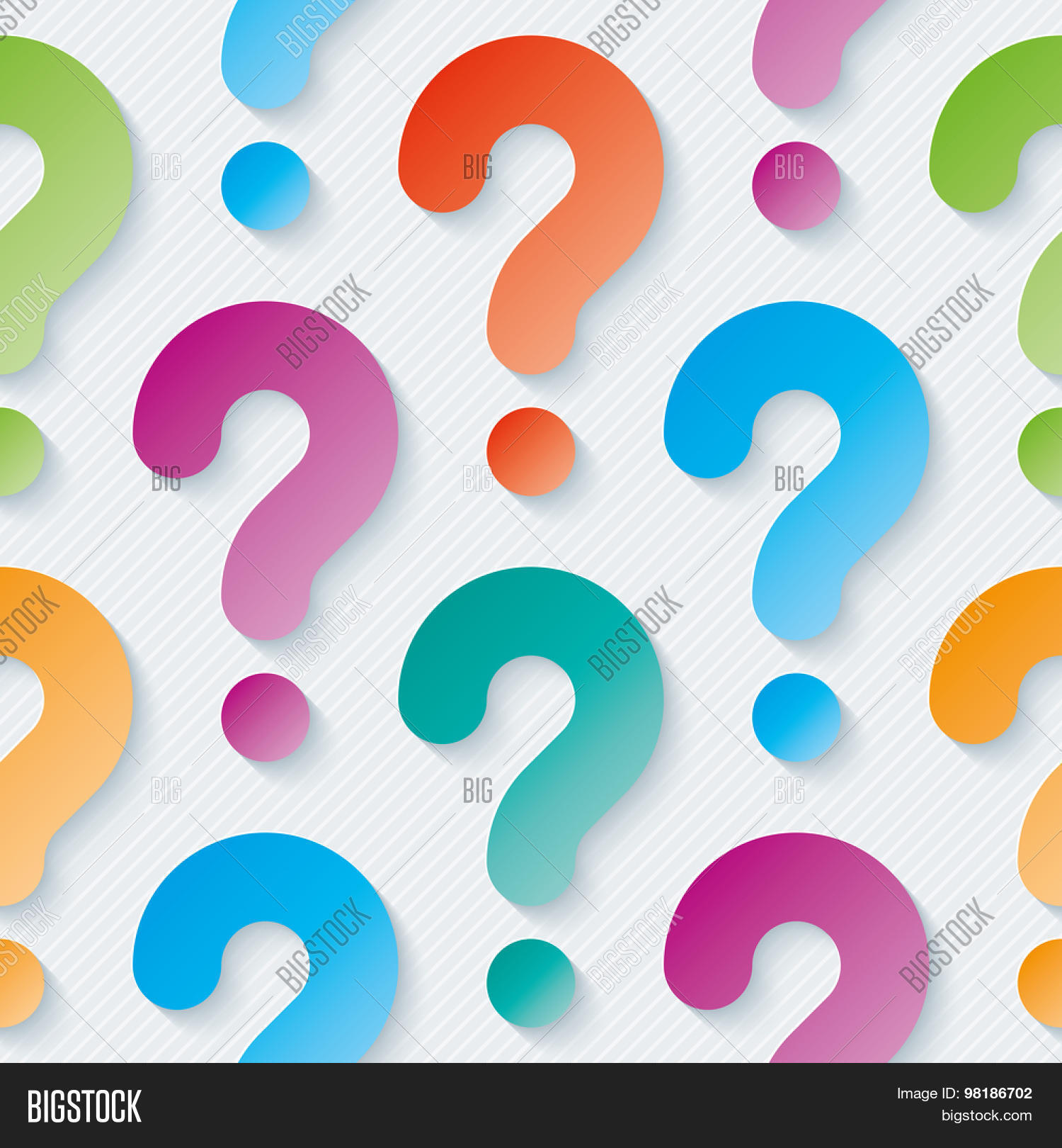 Multicolor Question Vector & Photo (Free Trial) | Bigstock