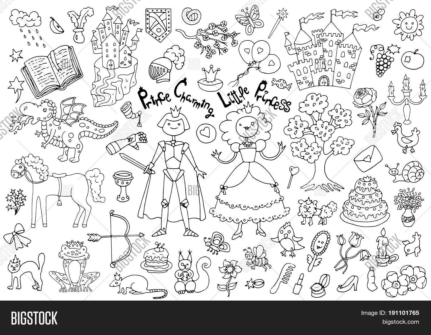 Doodle Set Royal Vector & Photo (Free Trial) | Bigstock