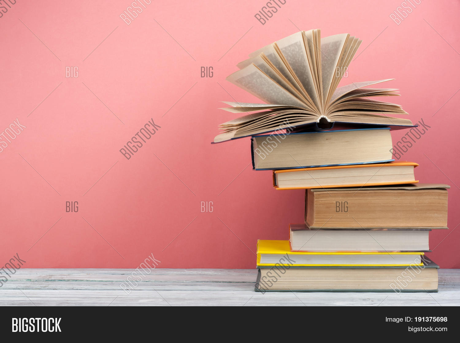 Stack Colorful Books. Image & Photo (Free Trial) | Bigstock