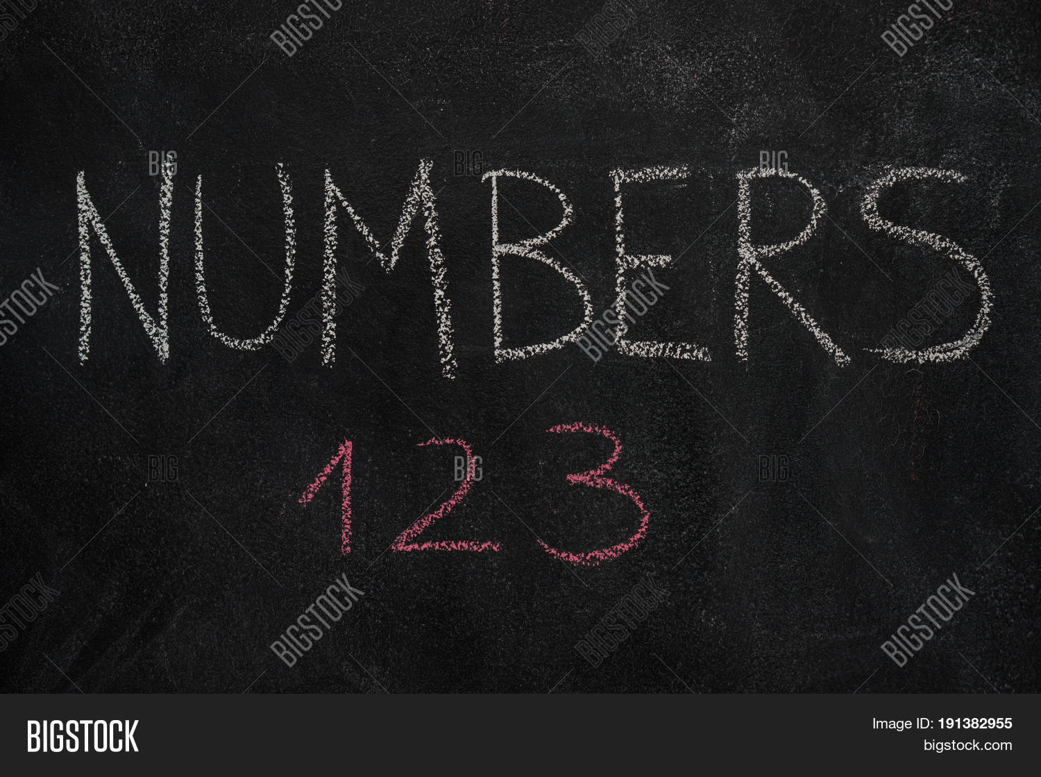 Numbers Word 123 Image & Photo (Free Trial) | Bigstock