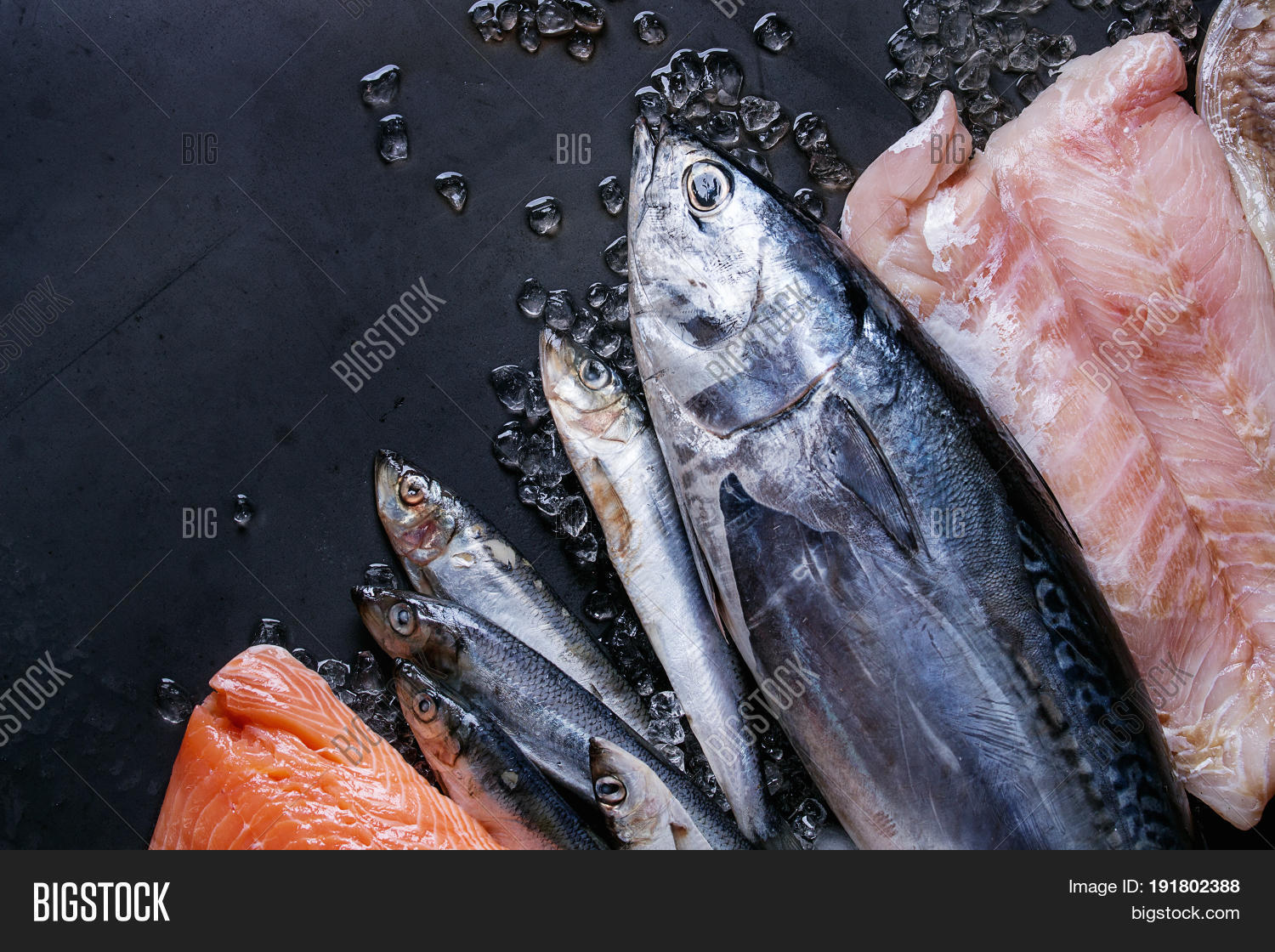 Variety Raw Fresh Fish Image & Photo (Free Trial) | Bigstock