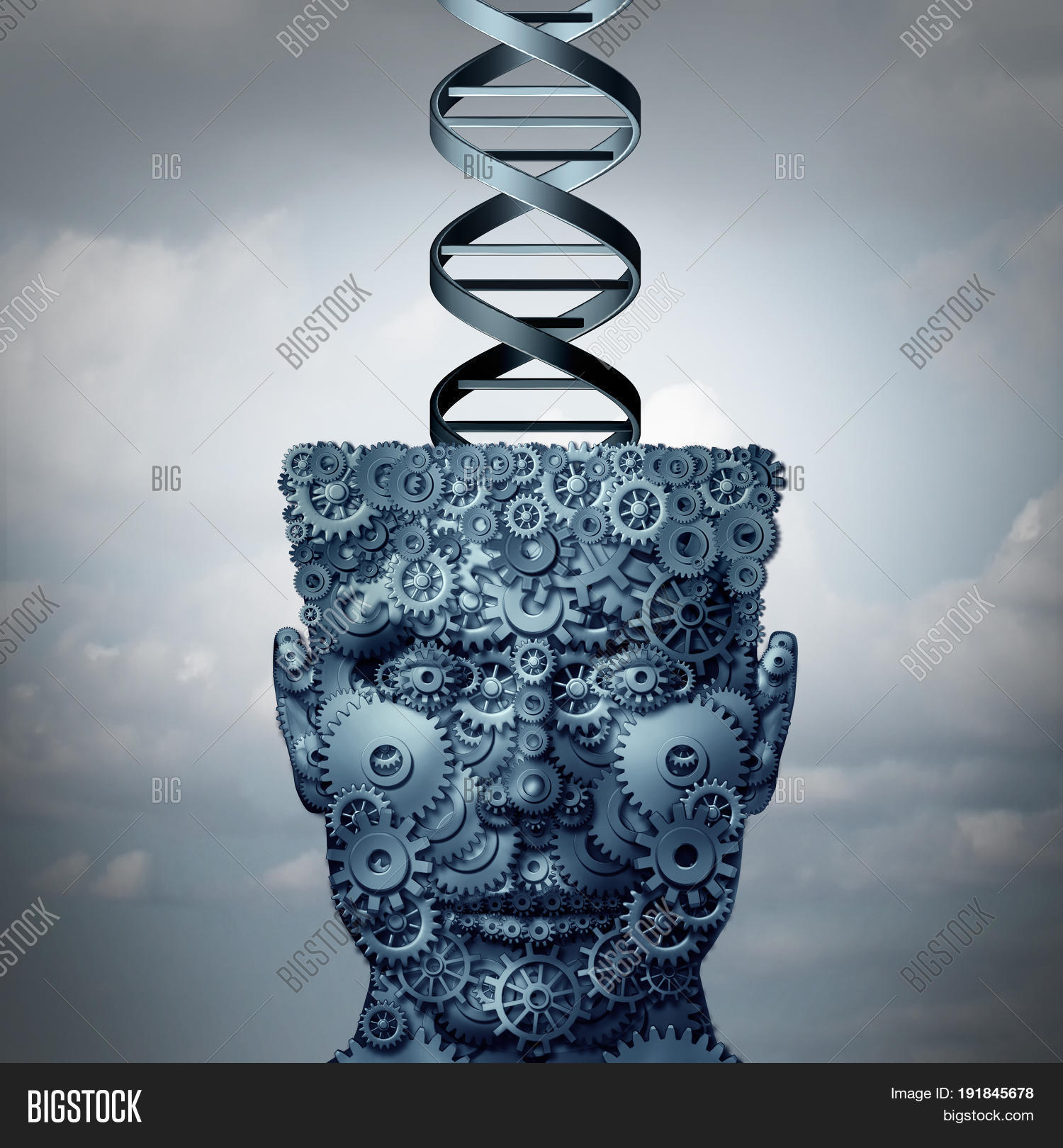 Machine DNA Concept Image & Photo (Free Trial) | Bigstock