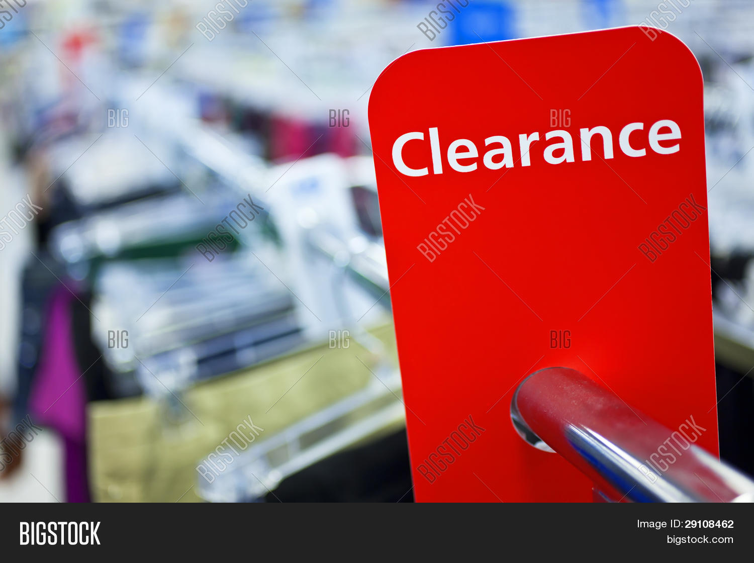 Red Sale Clearance Image & Photo (Free Trial) | Bigstock