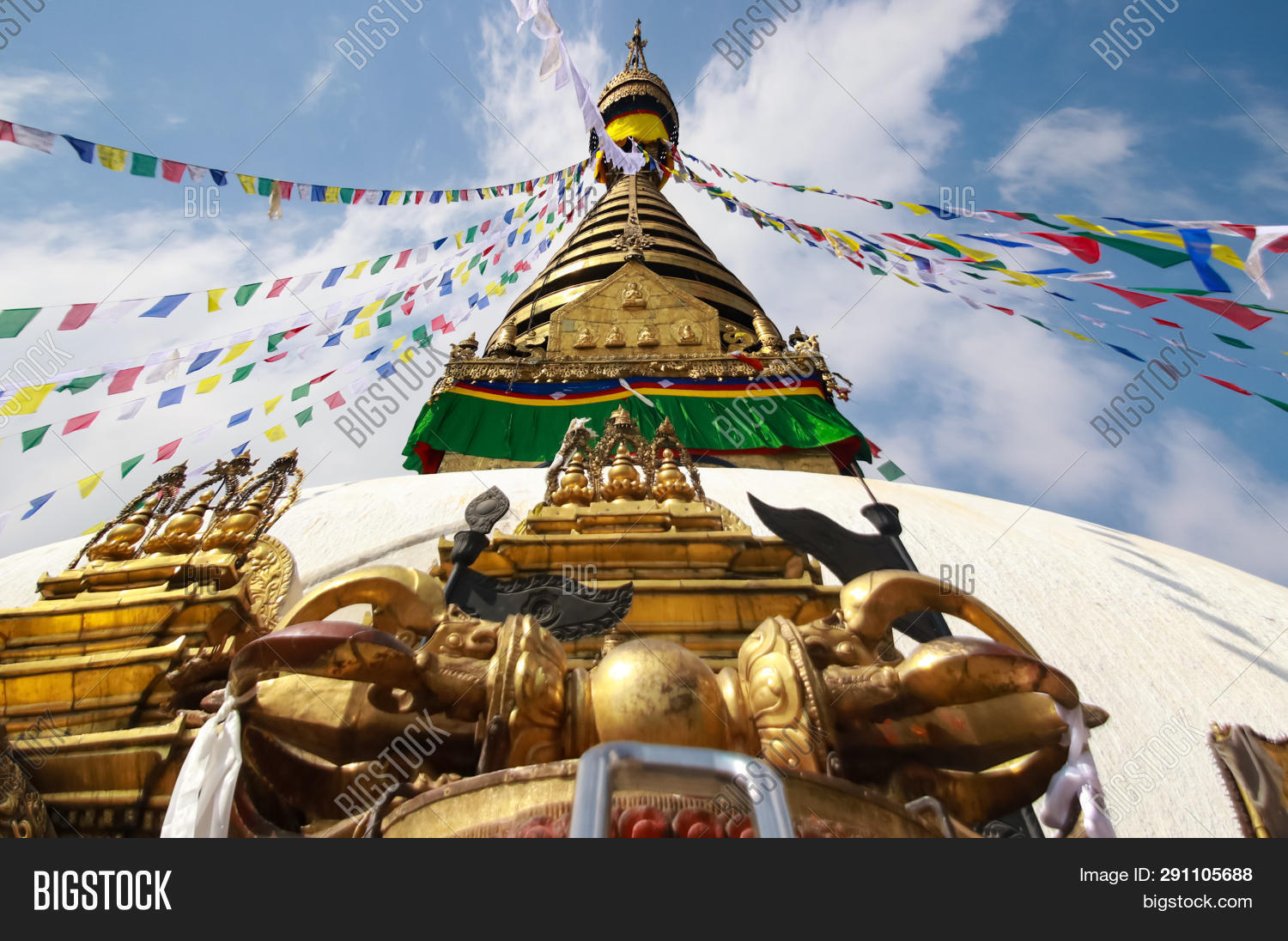 Swayambhunath Ancient Image & Photo (Free Trial) | Bigstock