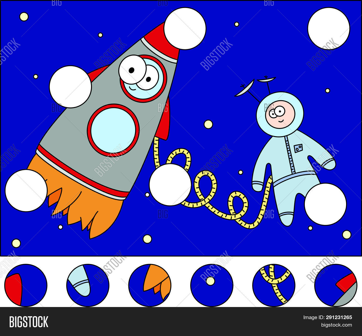 Cartoon Spaceman Vector & Photo (Free Trial) | Bigstock