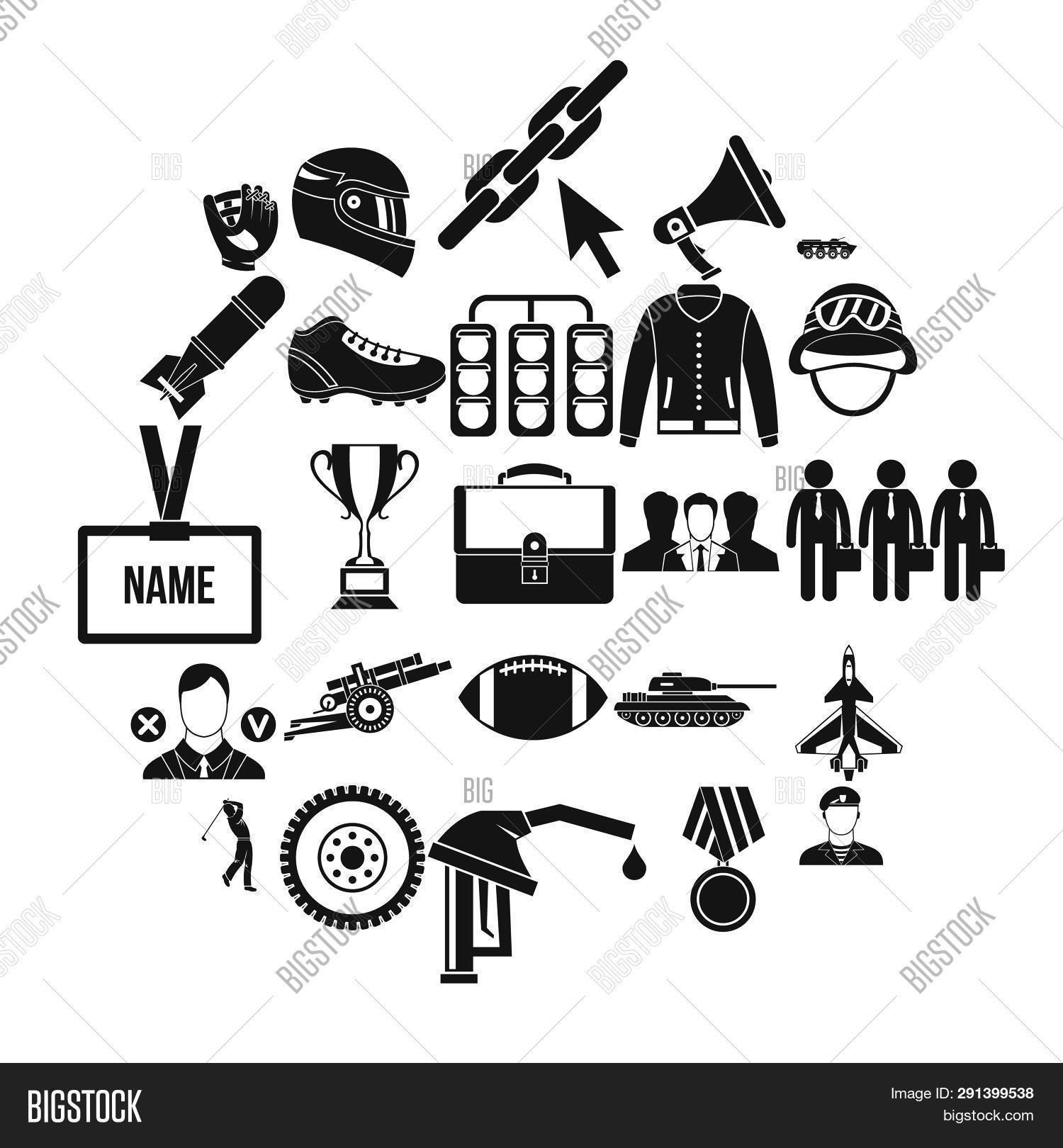Conquest Icons Set. Image & Photo (Free Trial) | Bigstock
