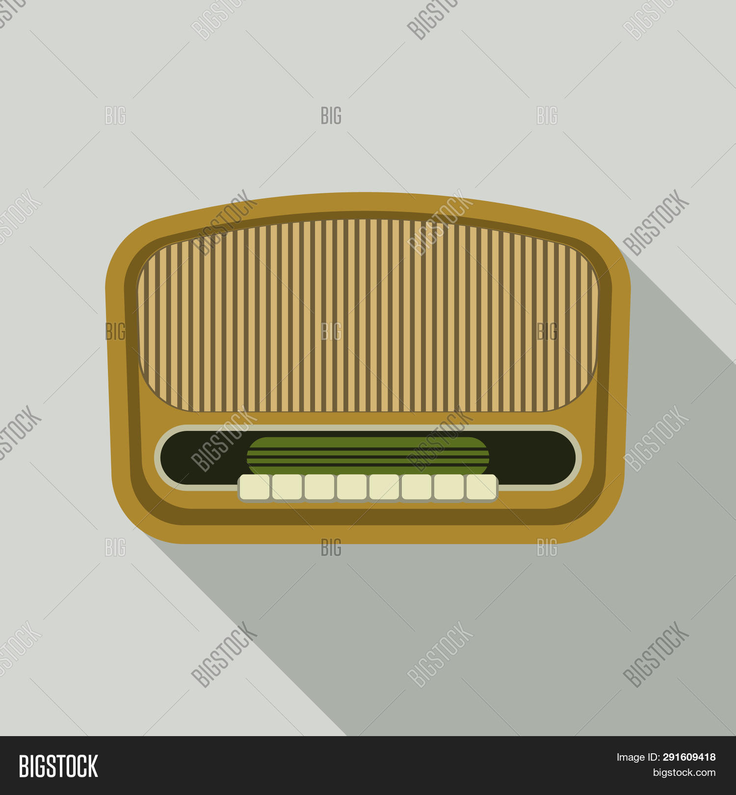 Vintage Radio Icon. Image & Photo (Free Trial) | Bigstock