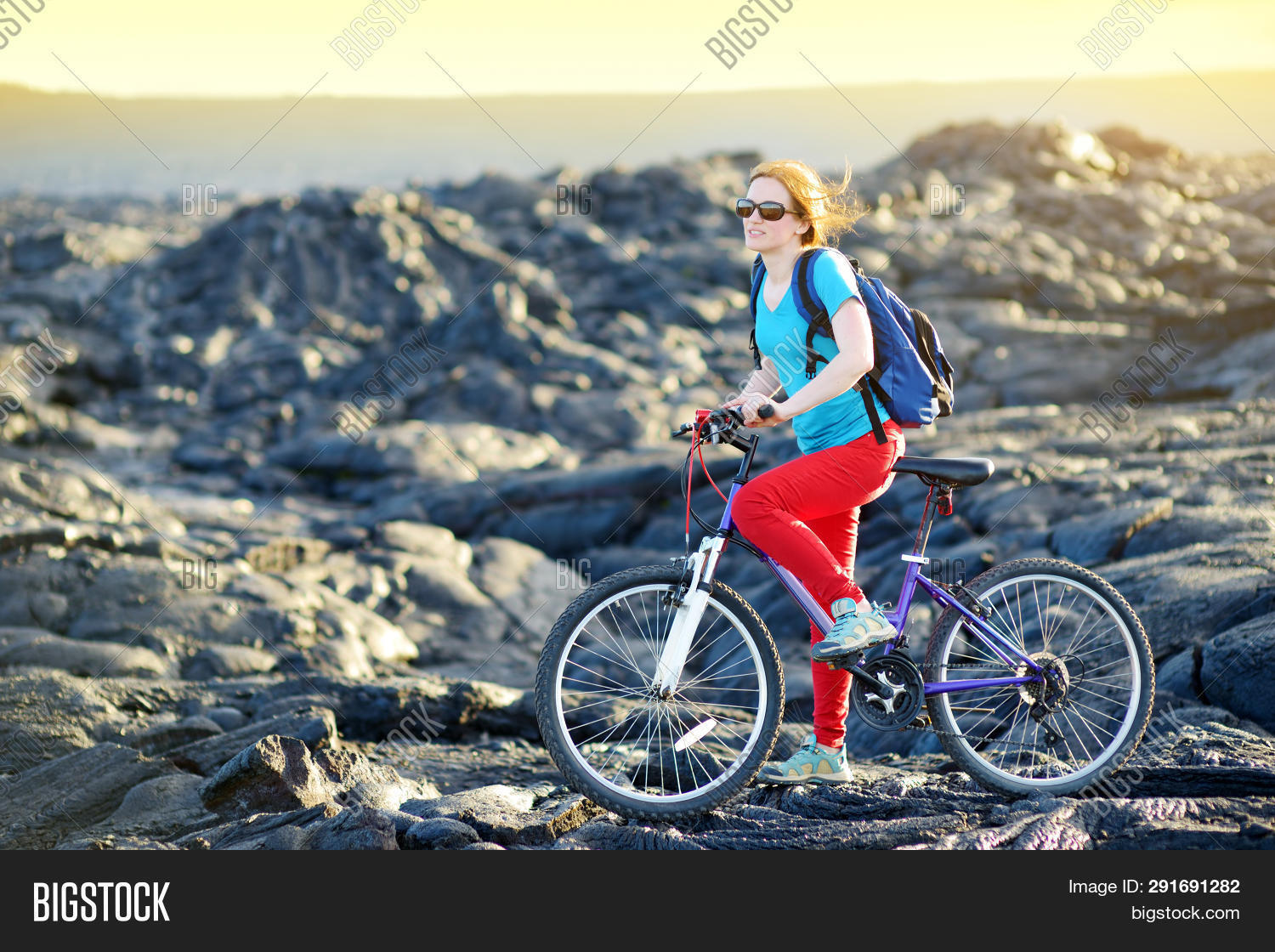 Young Tourist Cycling Image & Photo (Free Trial) | Bigstock