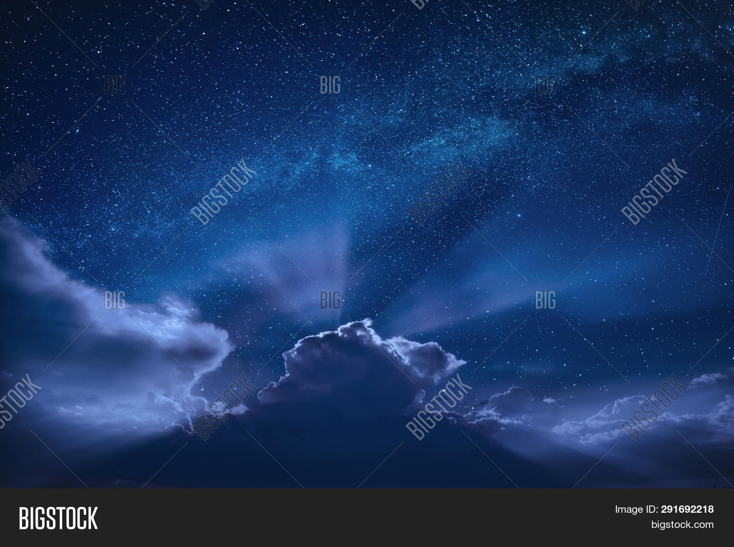 Beautiful Moon Beams Image & Photo (Free Trial) | Bigstock